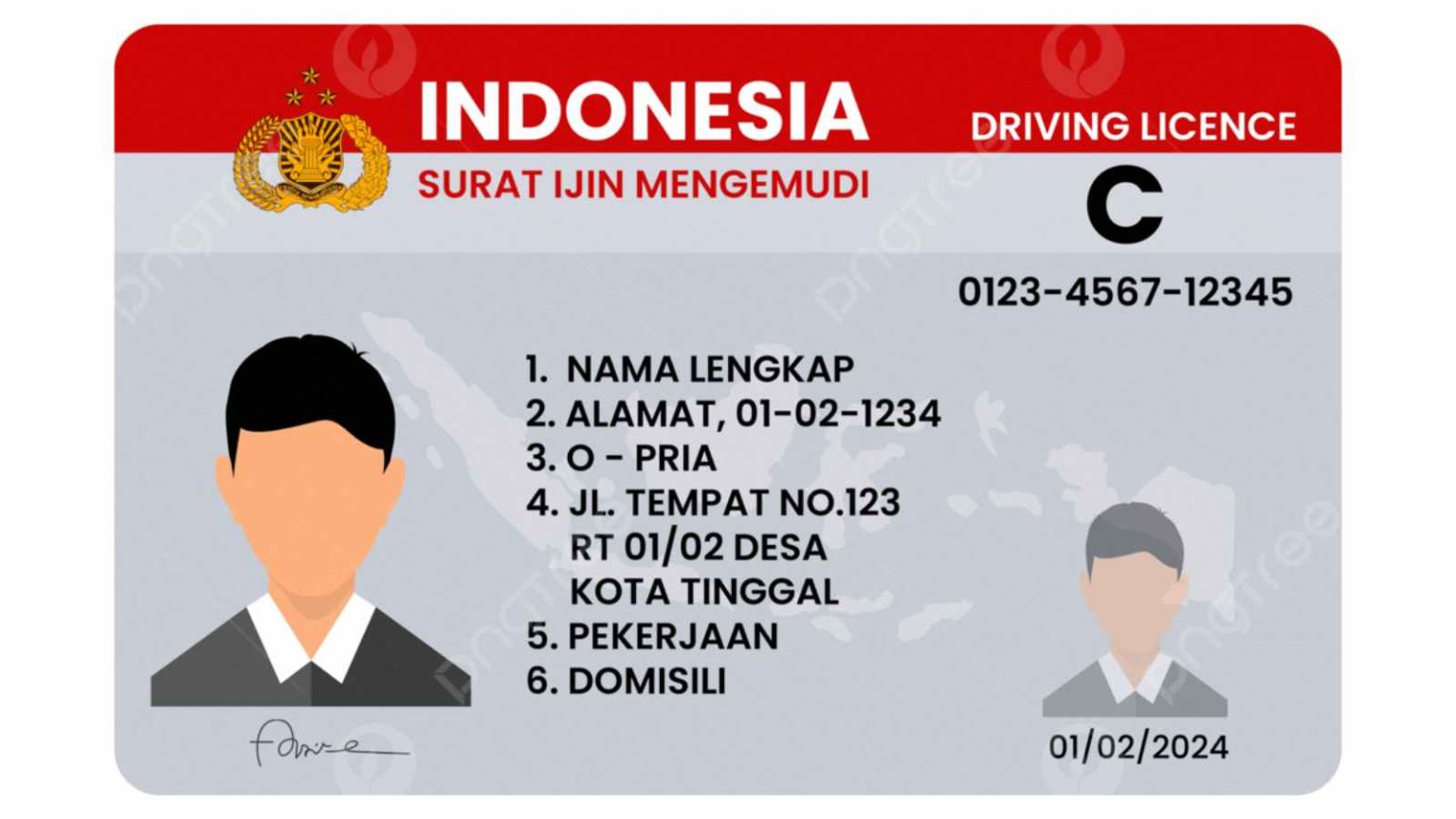 SIM Pakai Format Baru Lengkap Dengan Gambar Kendaraan
